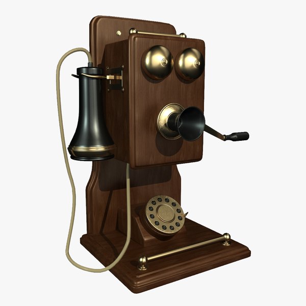 3d old phone model