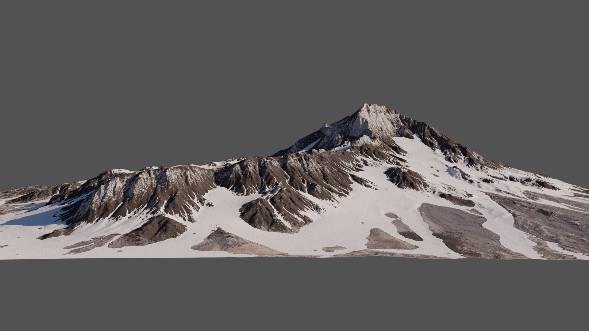 8K Detailed Mountain Landscape 3D Model - TurboSquid 1809235
