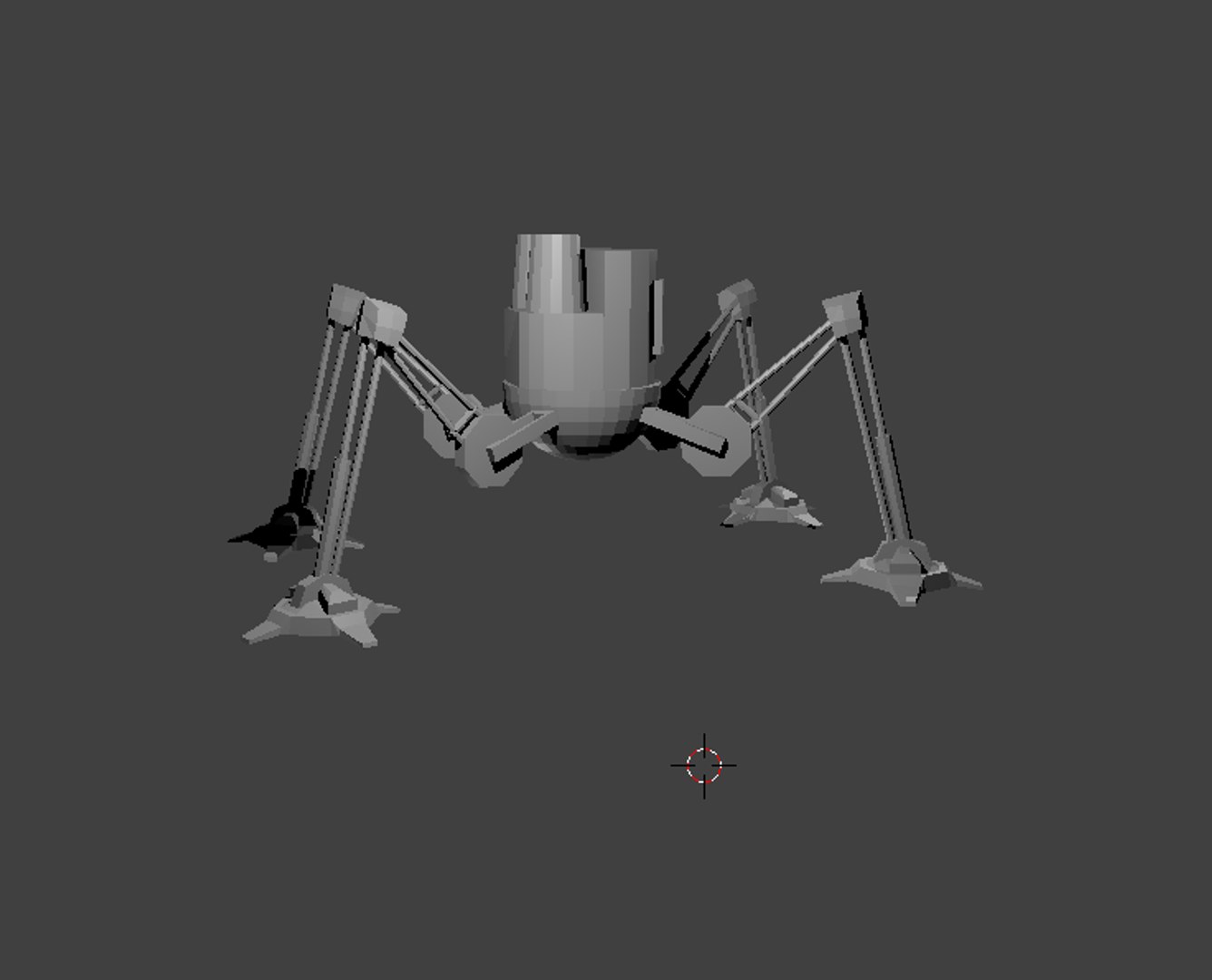 Simple Robot Legs 3ds