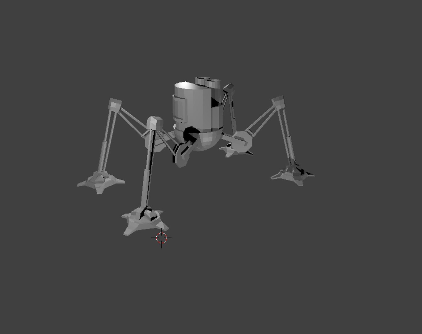 Simple Robot Legs 3ds