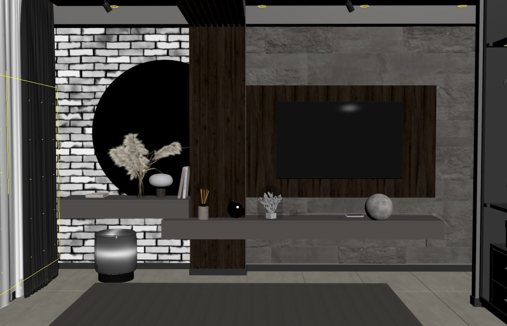 3D Model Bedroom Loft Design - TurboSquid 2298078