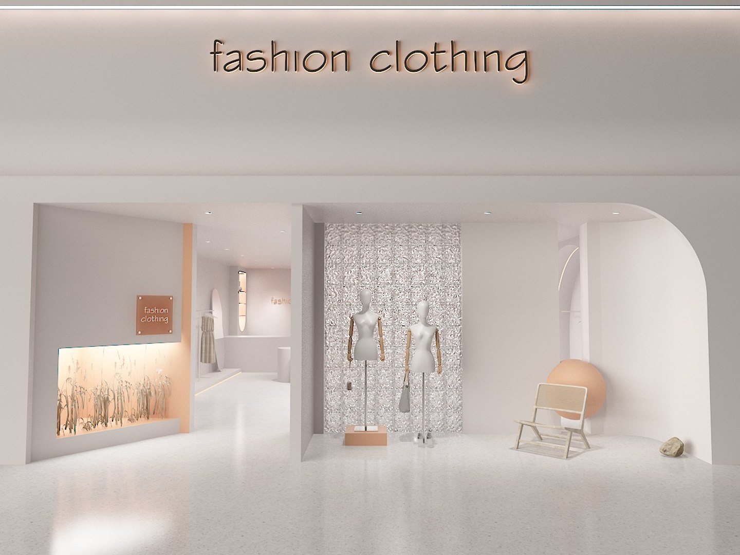 3D Lady Clothing Shop Model - TurboSquid 2049491