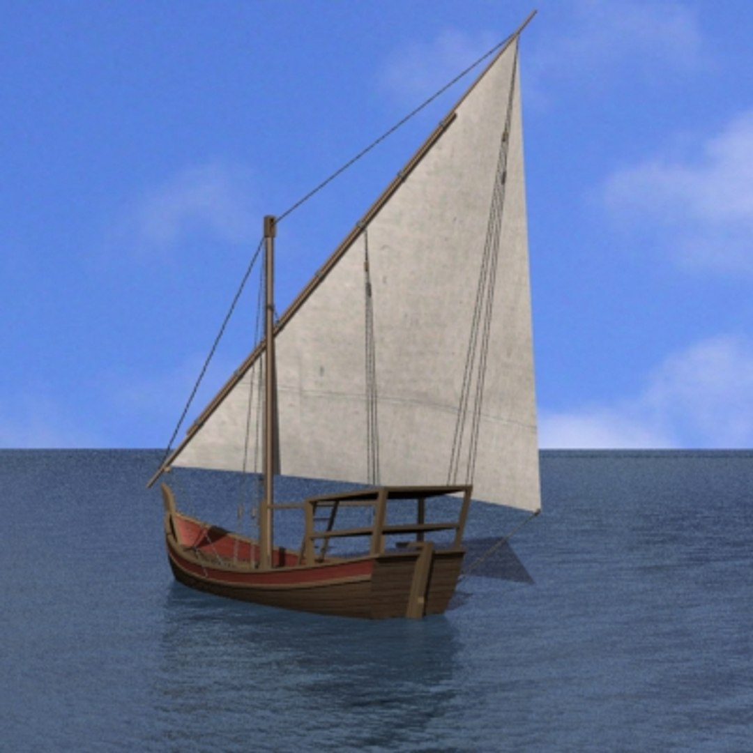 Dhow Vessel 3d Model