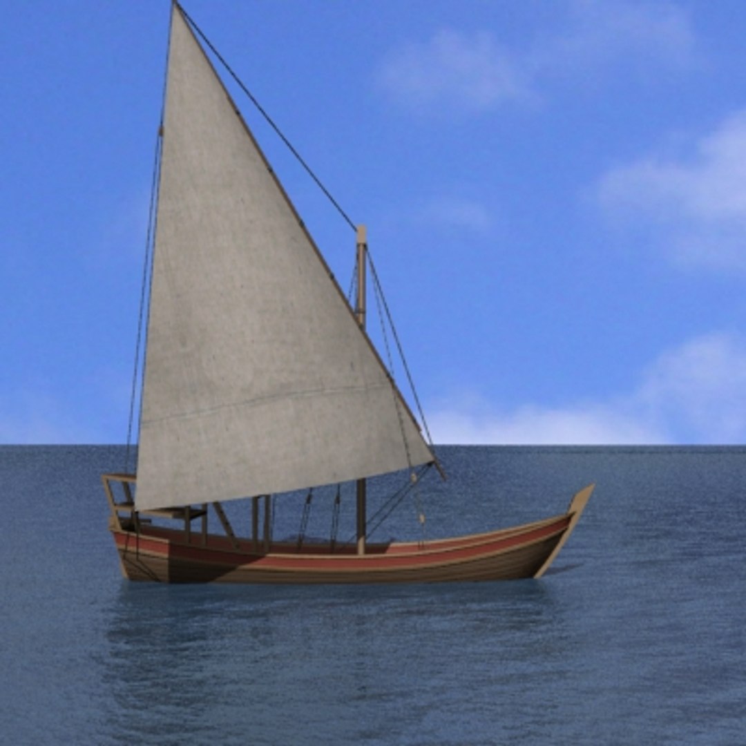Dhow Vessel 3d Model