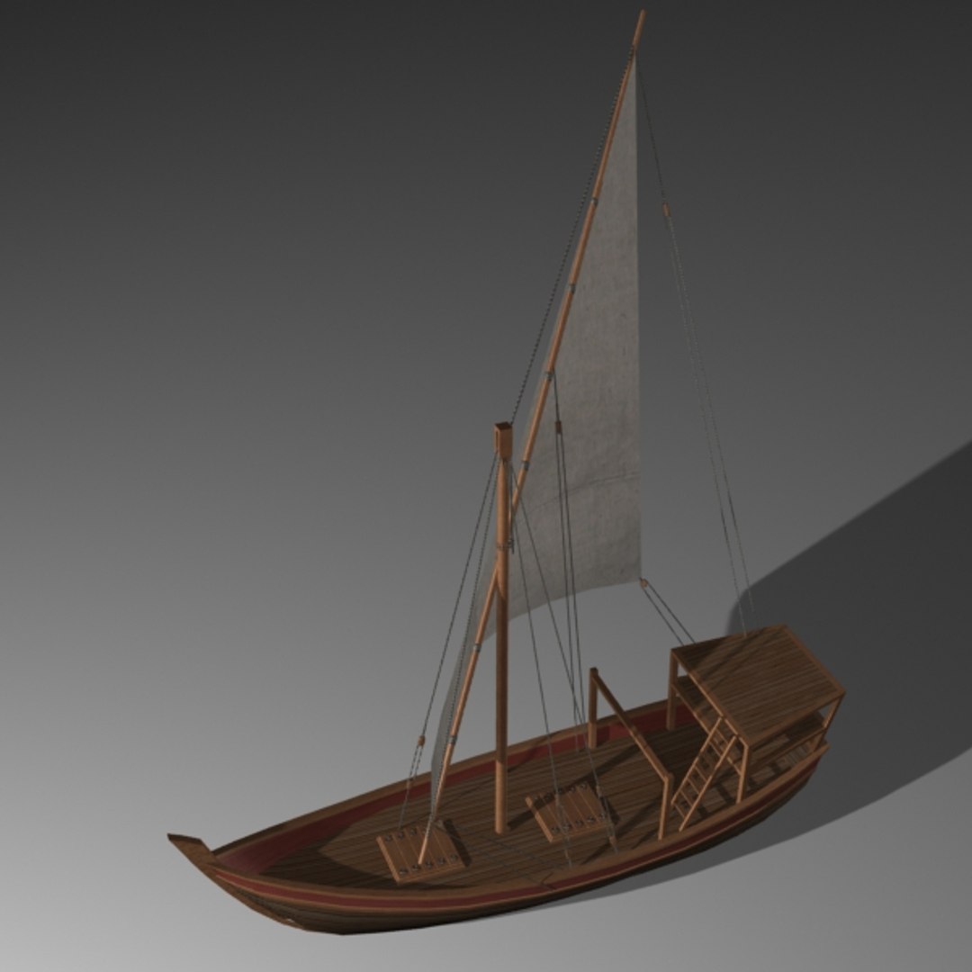Dhow Vessel 3d Model