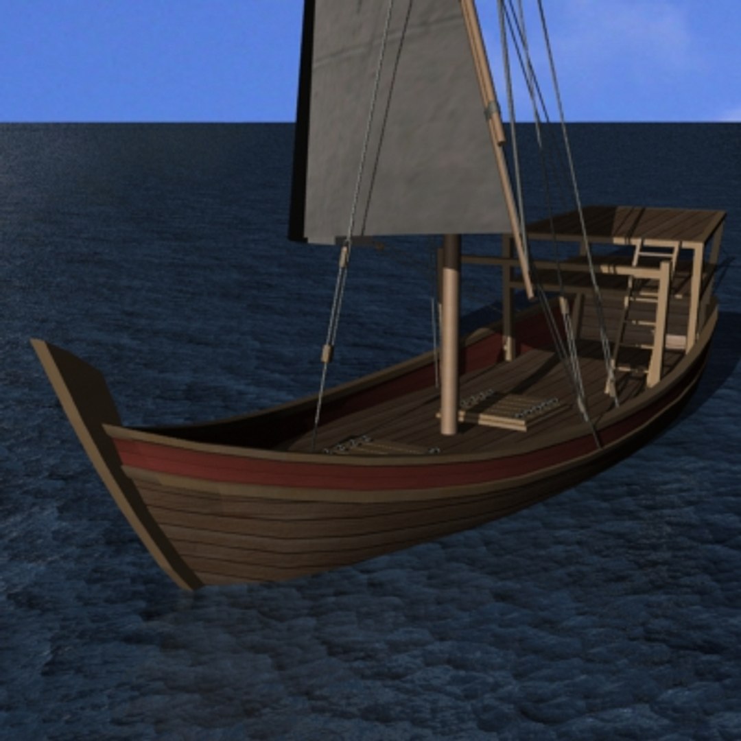 Dhow Vessel 3d Model
