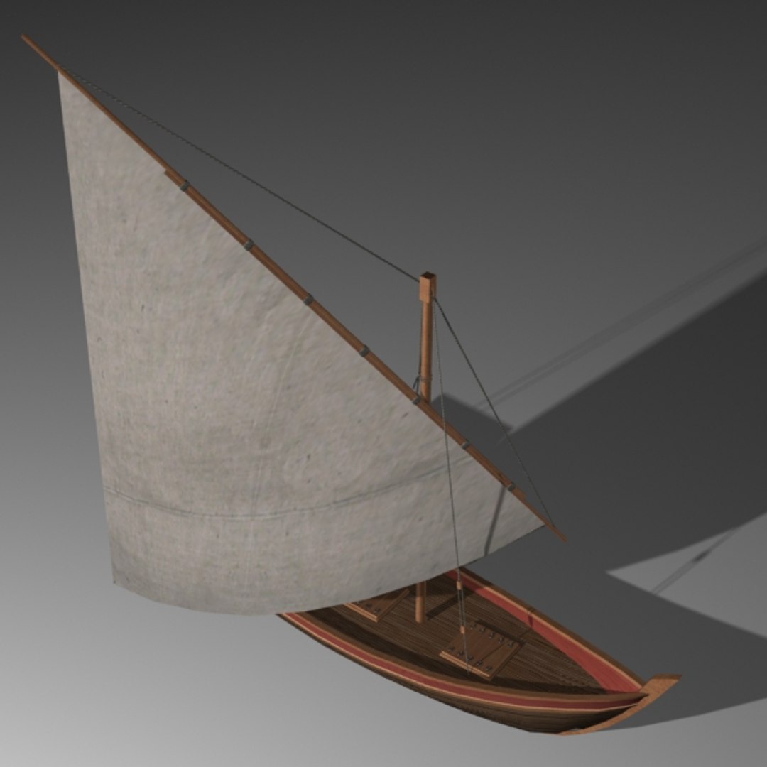Dhow Vessel 3d Model