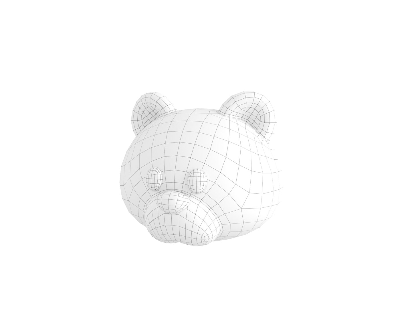 3D Prop146 Panda Head - TurboSquid 1947320