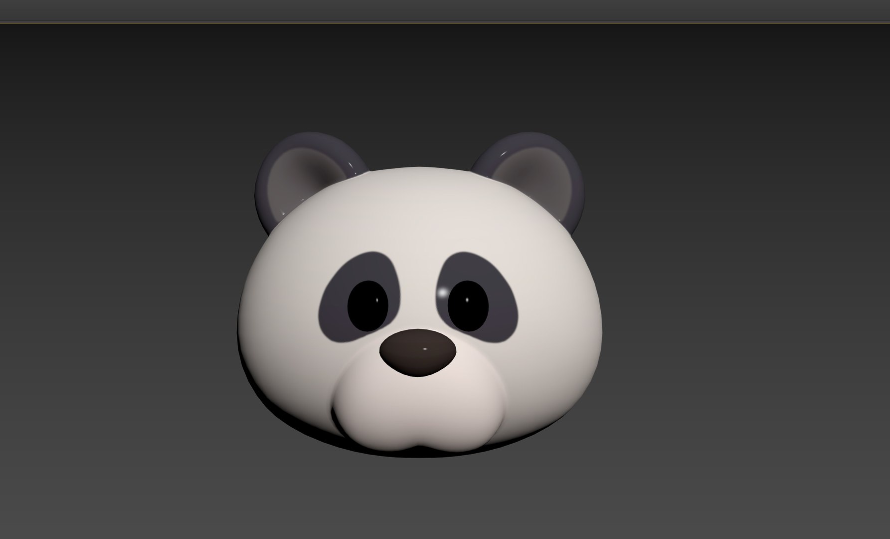 3D Prop146 Panda Head - TurboSquid 1947320