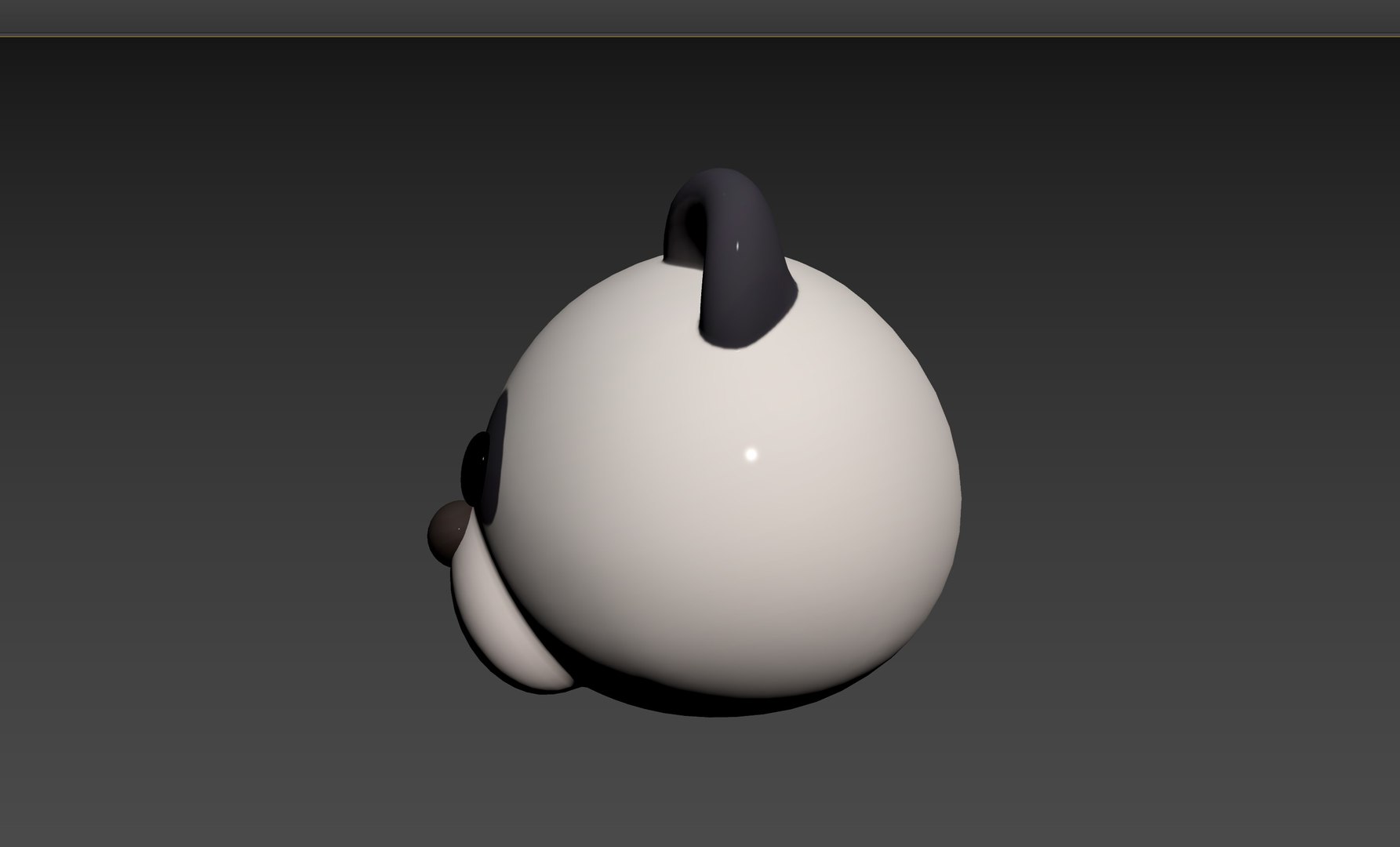 3D Prop146 Panda Head - TurboSquid 1947320