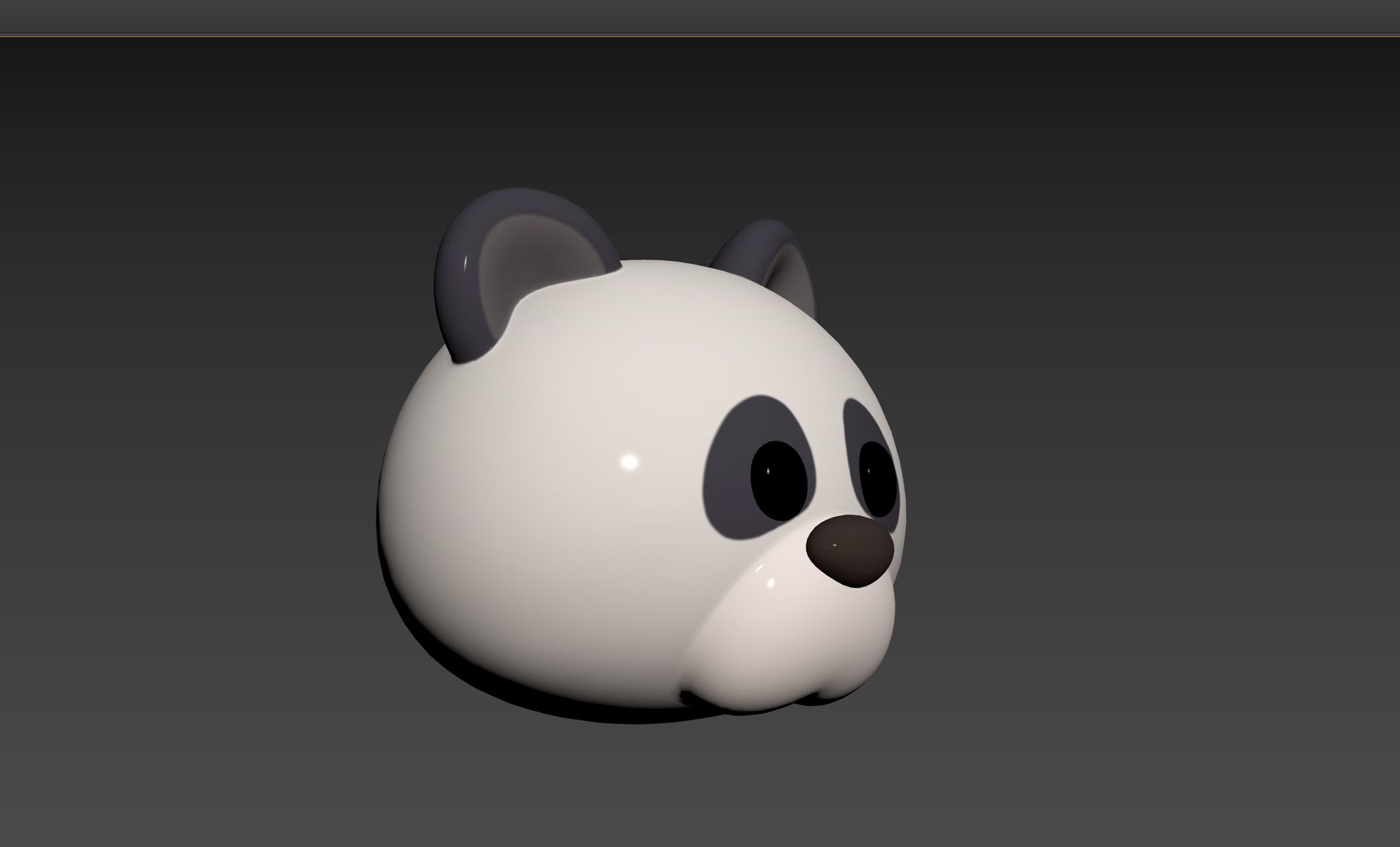 3D Prop146 Panda Head - TurboSquid 1947320