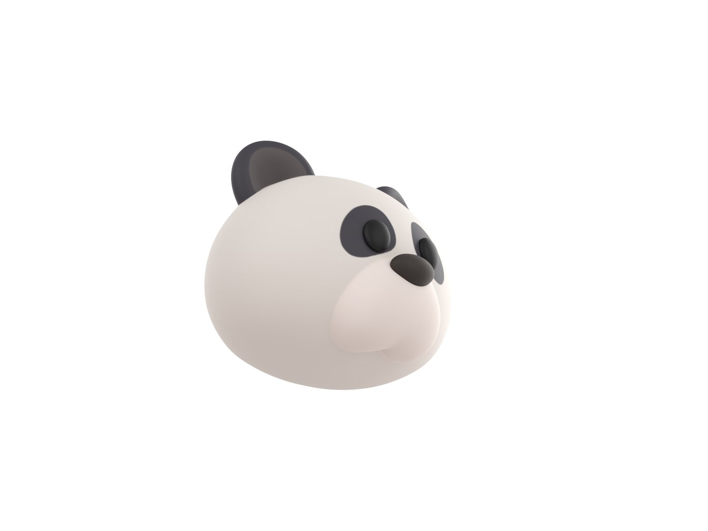 3D Prop146 Panda Head - TurboSquid 1947320