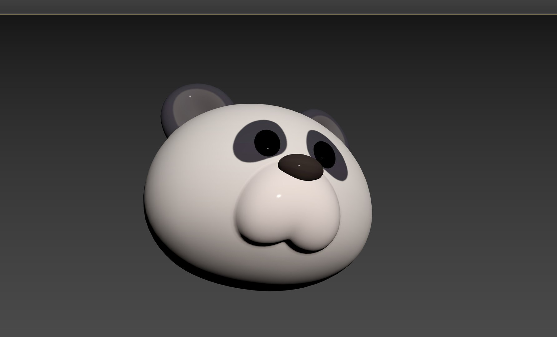 3D Prop146 Panda Head - TurboSquid 1947320
