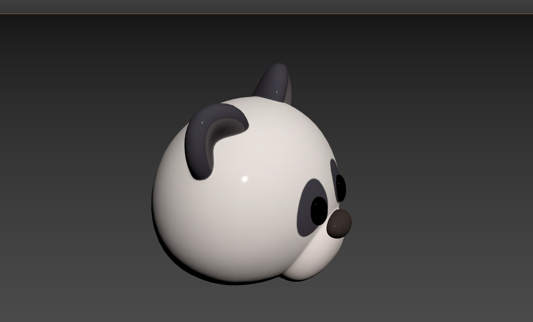 3D Prop146 Panda Head - TurboSquid 1947320