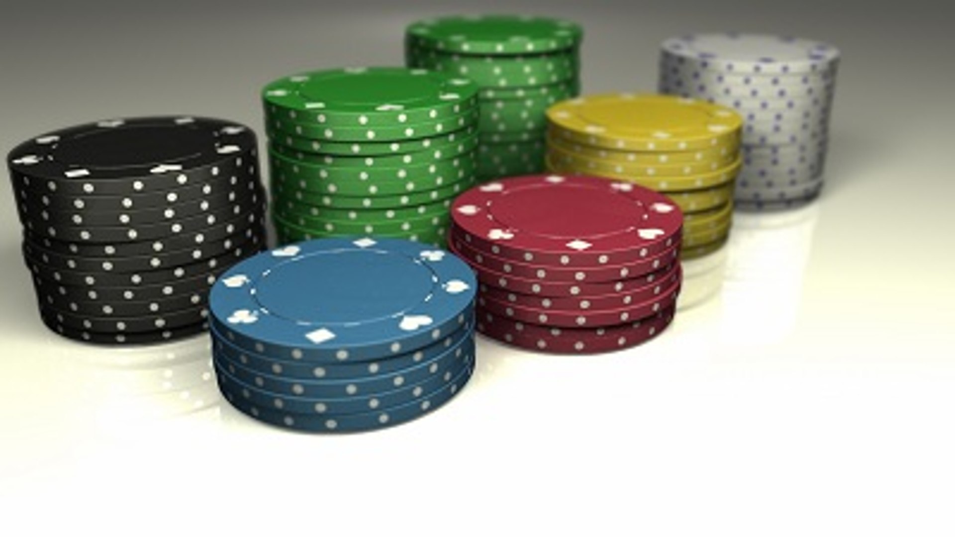 poker chip 3d model