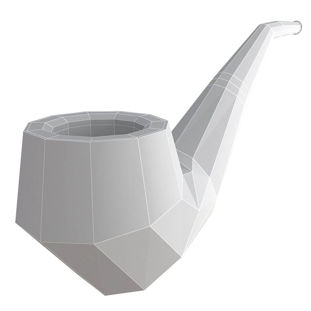 3d Smoking Pipe Model