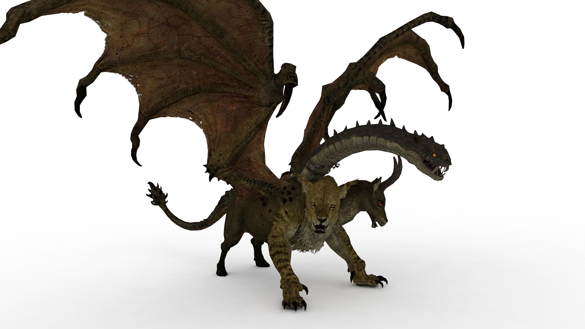 3D Chimera Collection Rigged And Animated Model - TurboSquid 2375769