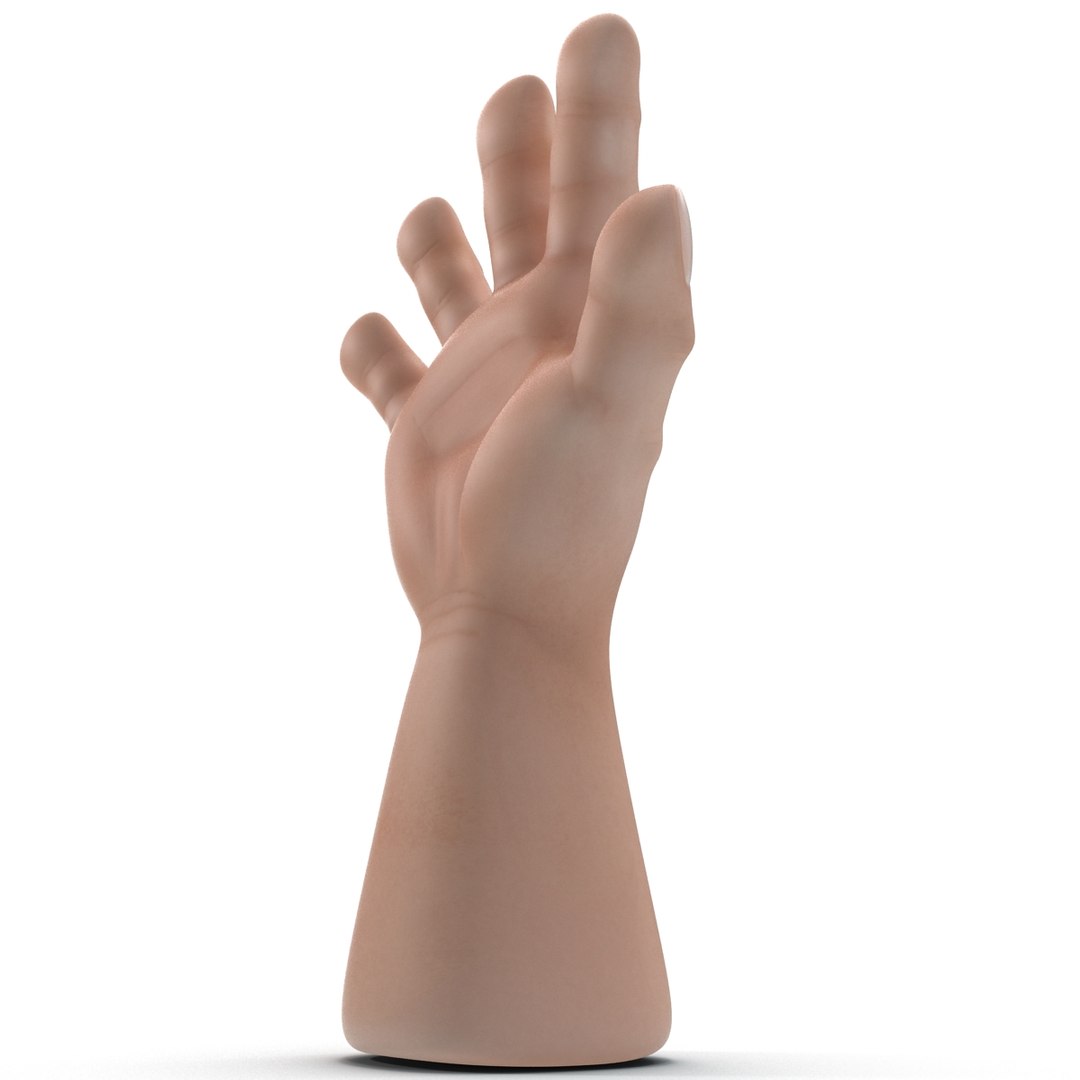 cartoon hand 3d model
