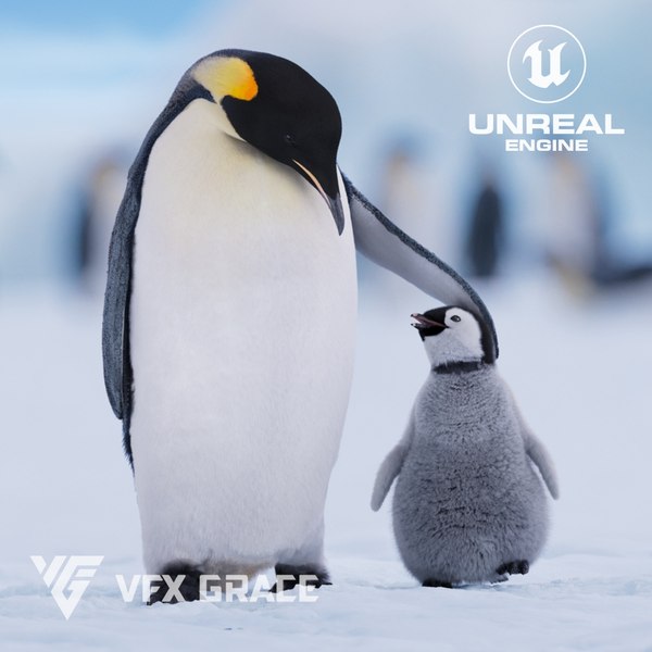 EmperorPenguin - UE 캐릭터 자산 3D 모델 - TurboSquid 2168943