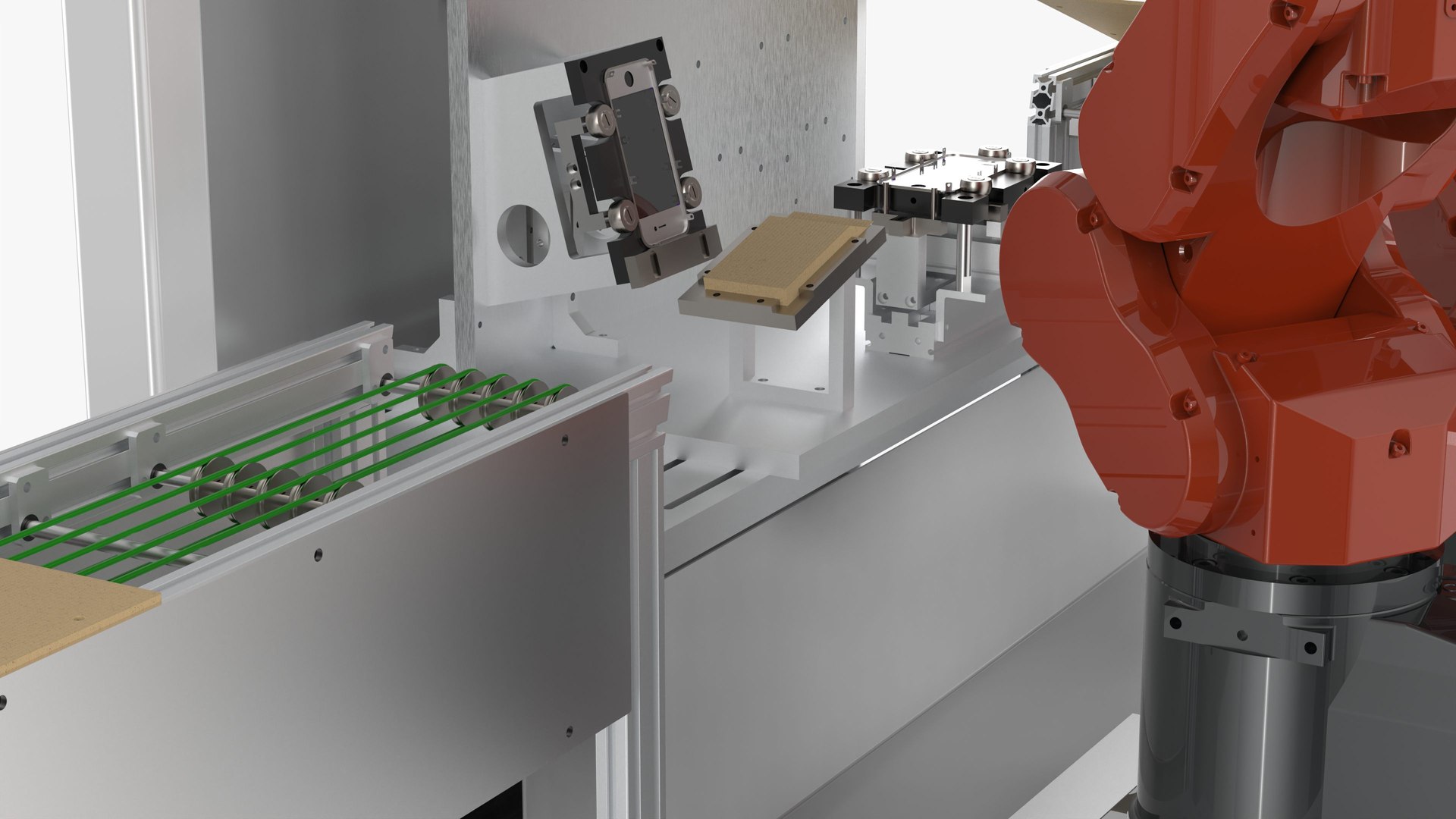 3D Automatic Gold Finger PCB Taping Machine - TurboSquid 2303422