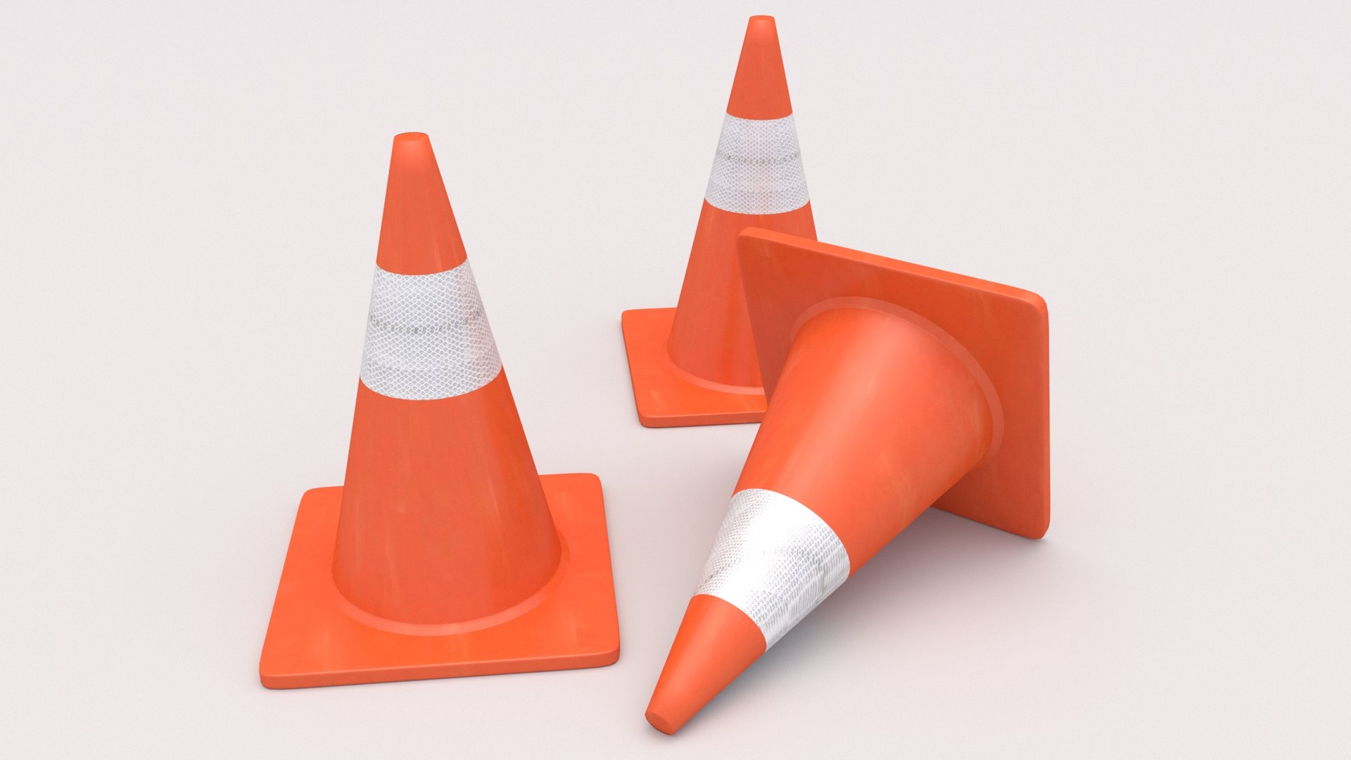 3D Traffic Cone Model - TurboSquid 1717253