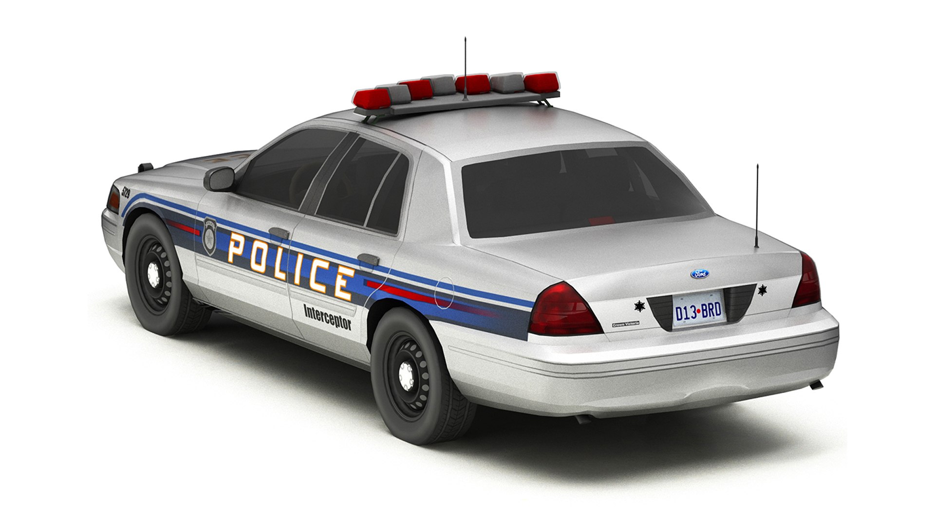 3D Police Cars Pack 1 - TurboSquid 1941623