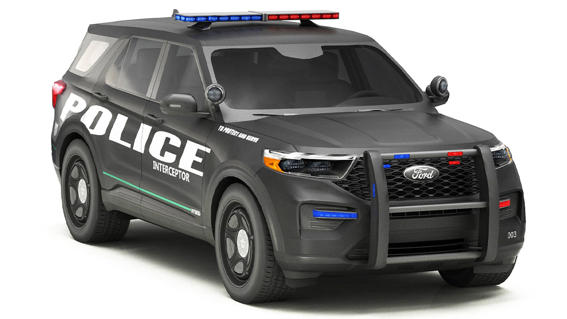 3D Police Cars Pack 1 - TurboSquid 1941623