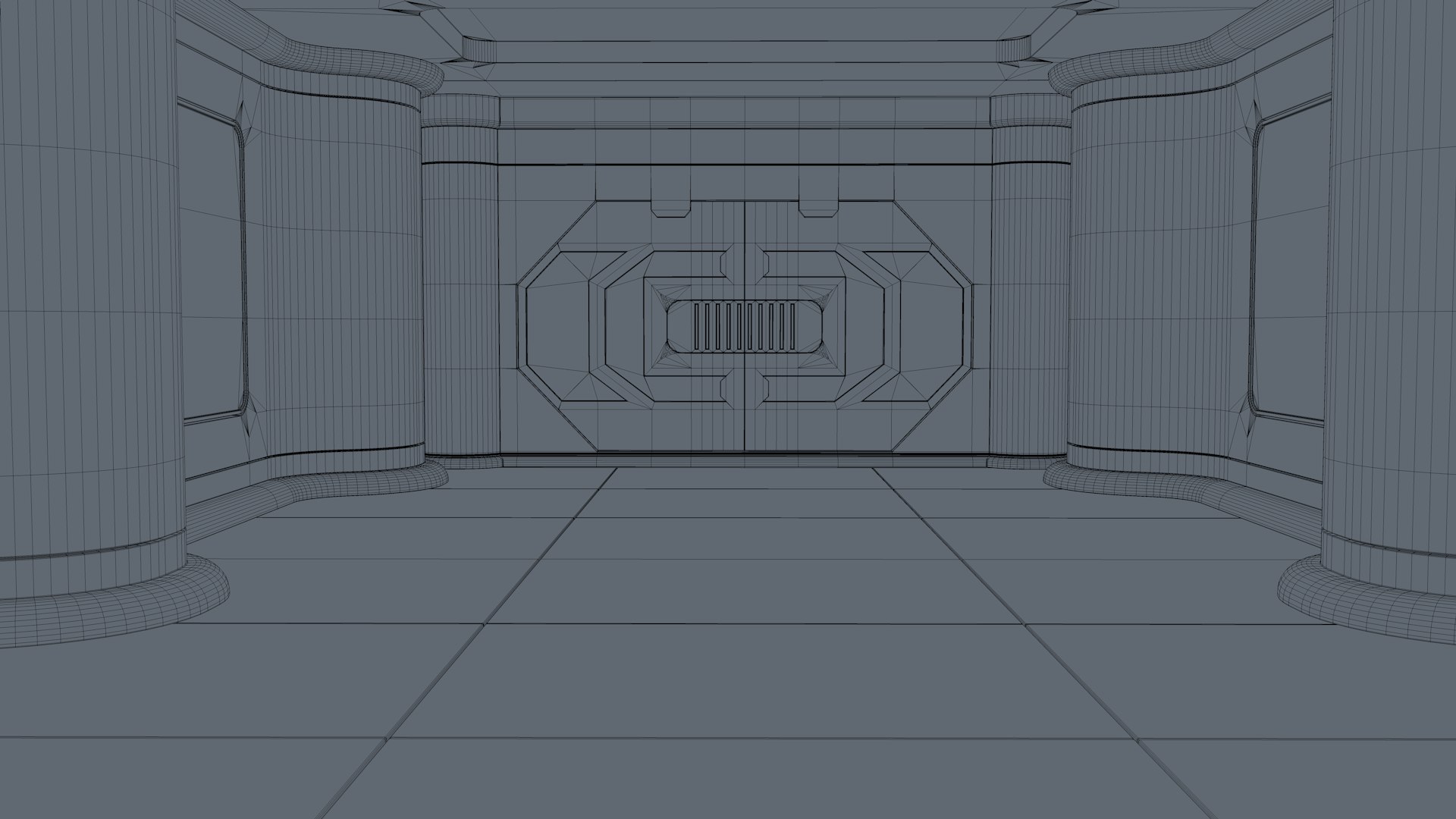 3D Sci Fi Corridor Model - TurboSquid 2360958