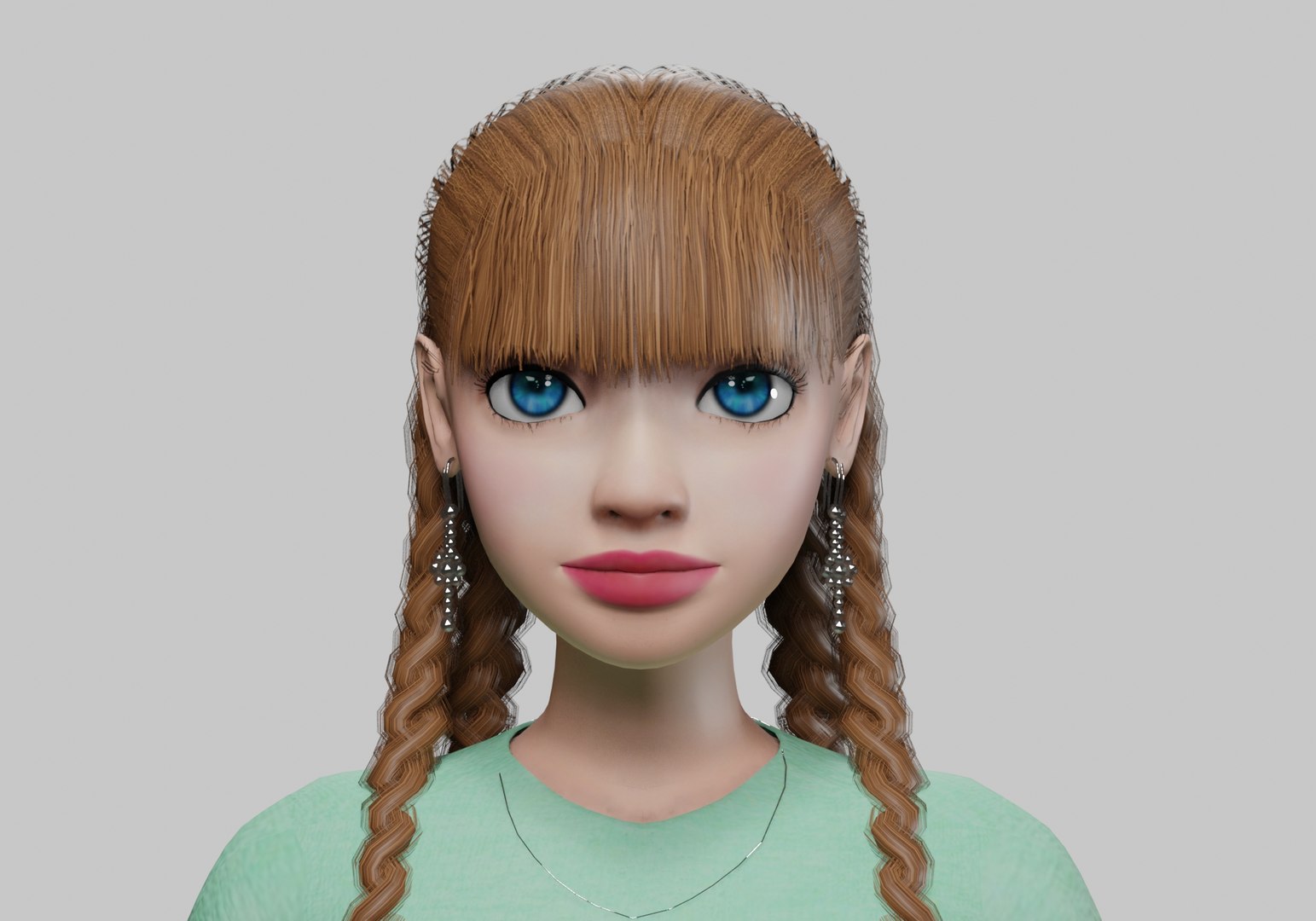 Pretty Beautiful Girl V43921 Model - TurboSquid 2264635