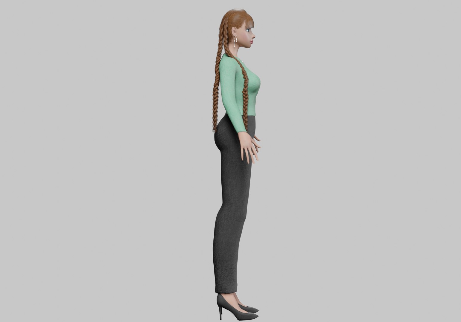 Pretty Beautiful Girl V43921 Model - TurboSquid 2264635