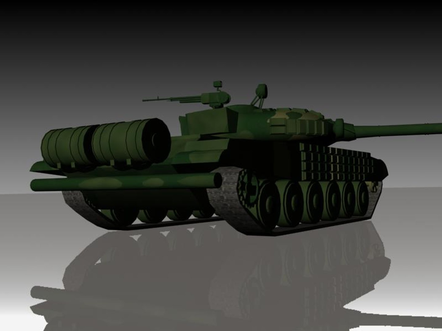 T-72 Battle Tank 3d Model
