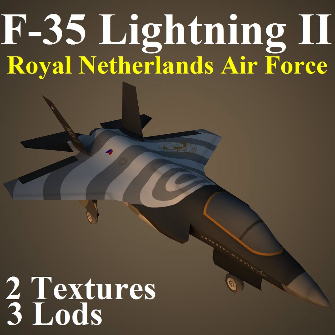 3d Model Of Lockheed Martin Rnl Fighter