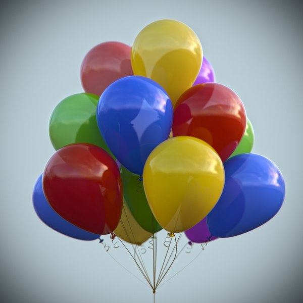 Balloons 3D Models for Download | TurboSquid