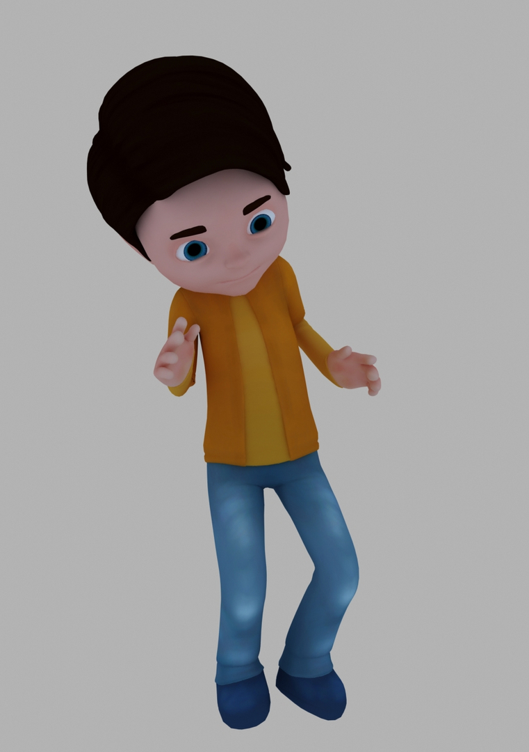 3d Model Rigged Animate