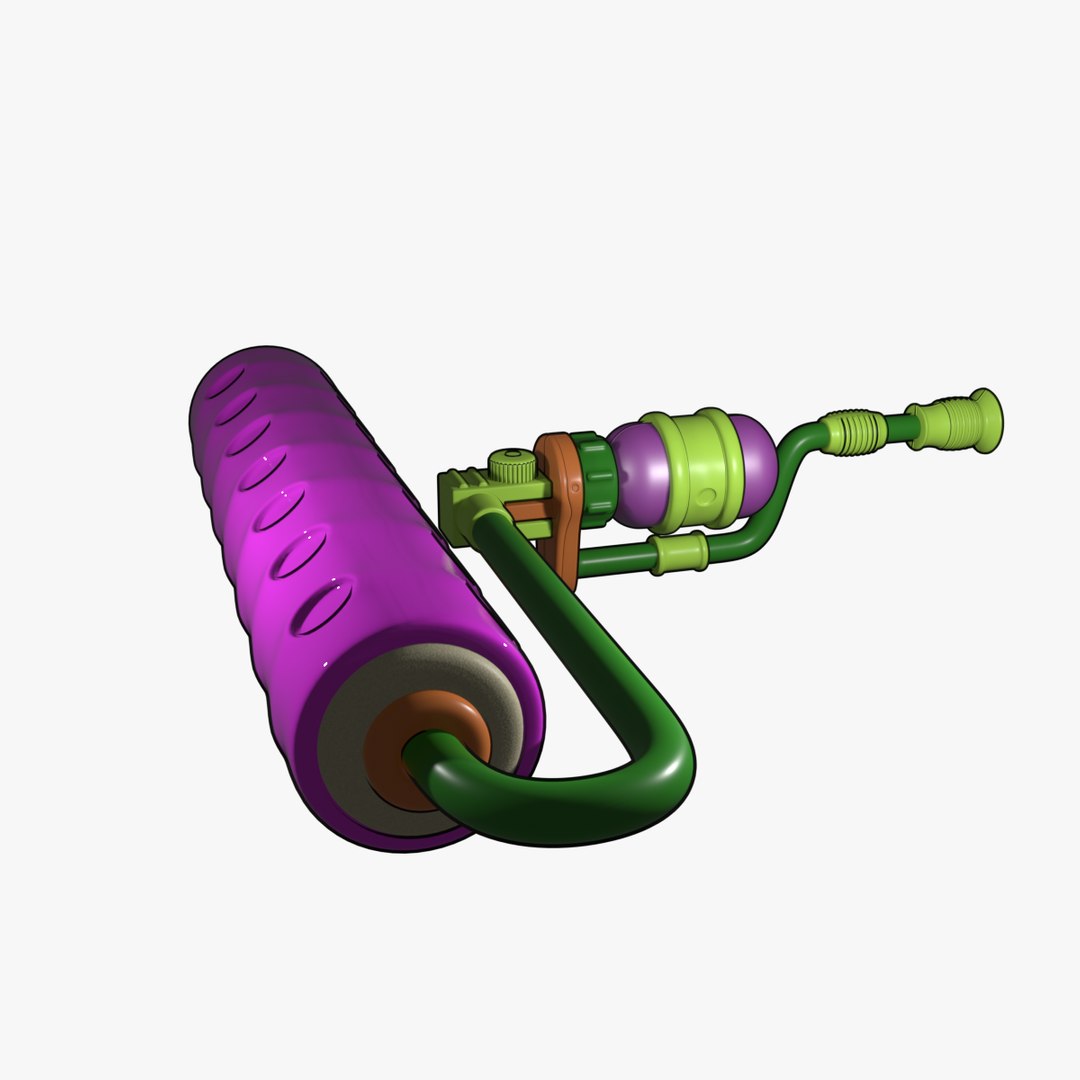 3D Splatoon Roller - TurboSquid 1751037