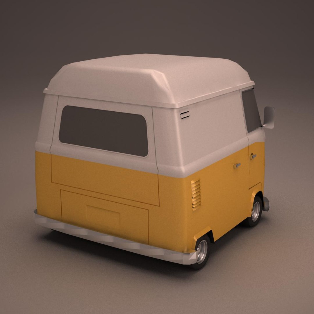 Cartoon Van 3d Model