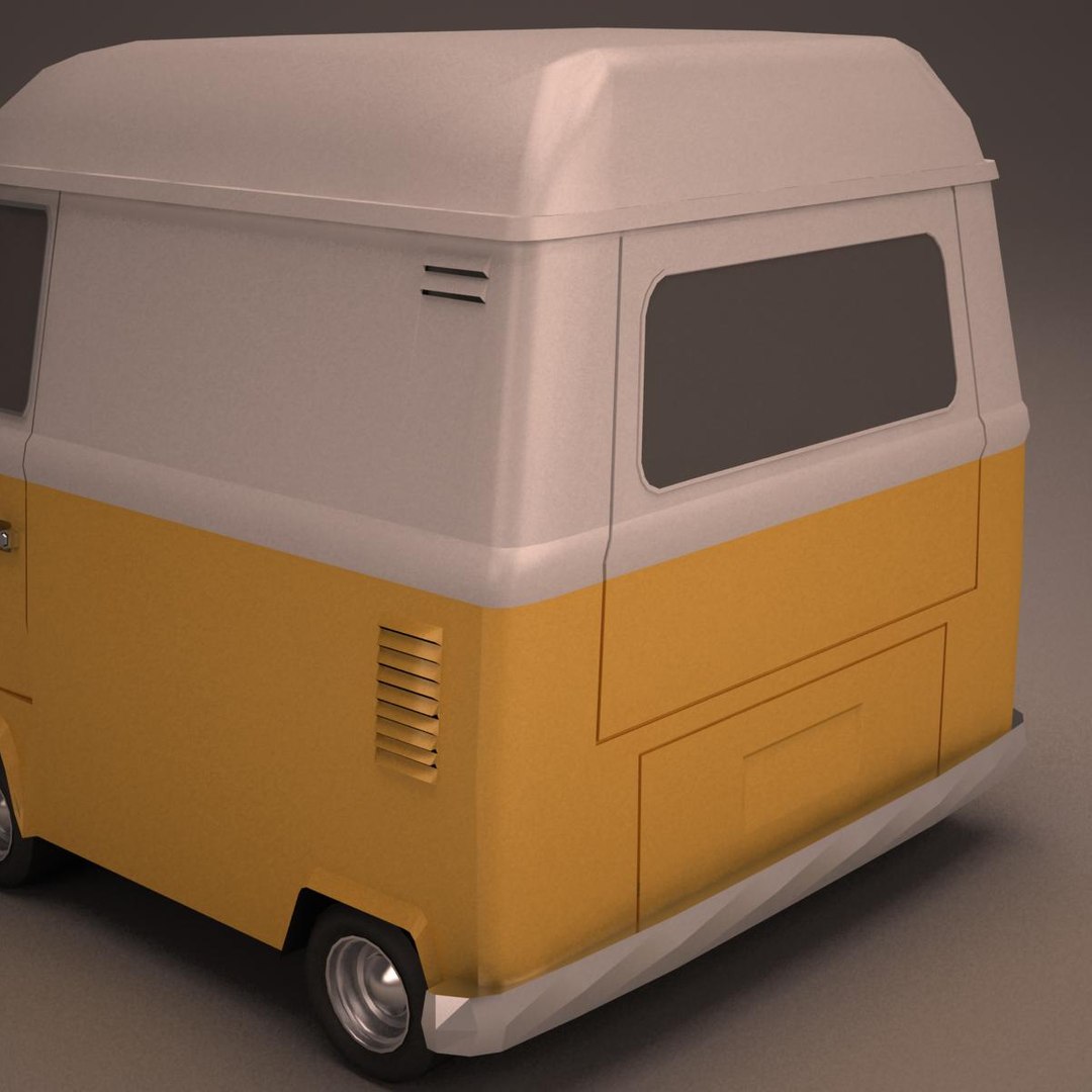 Cartoon Van 3d Model