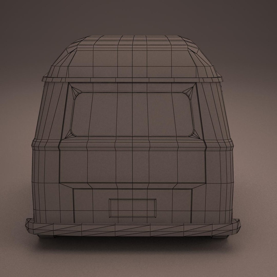 Cartoon Van 3d Model