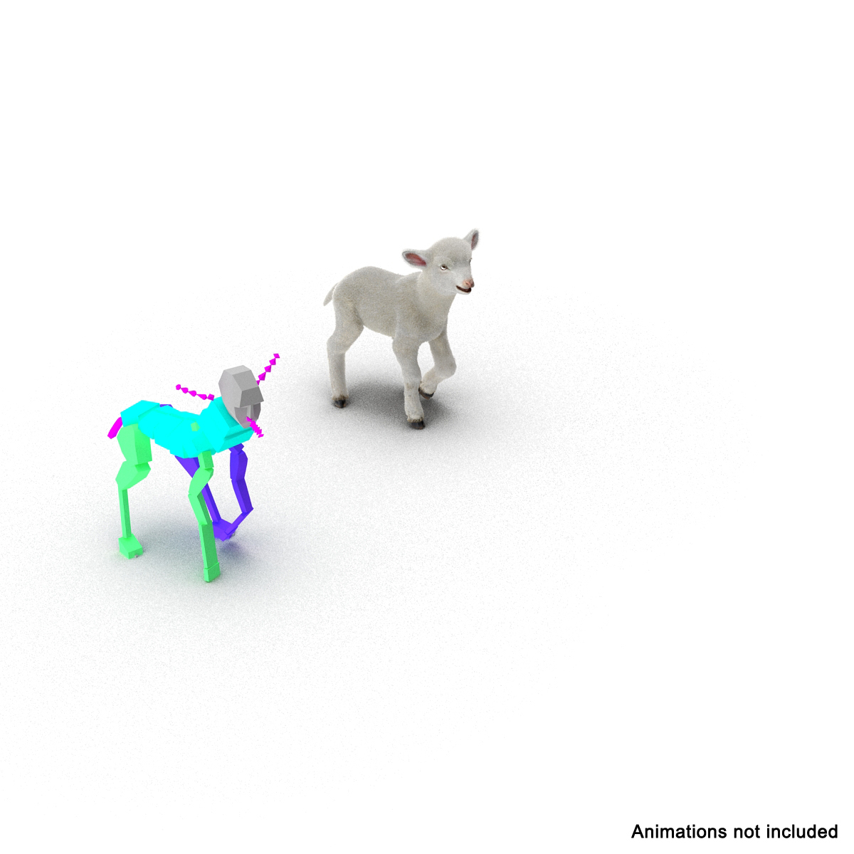 modelo 3d Rigged Farm Animals Big Collection 2 - TurboSquid 1488074