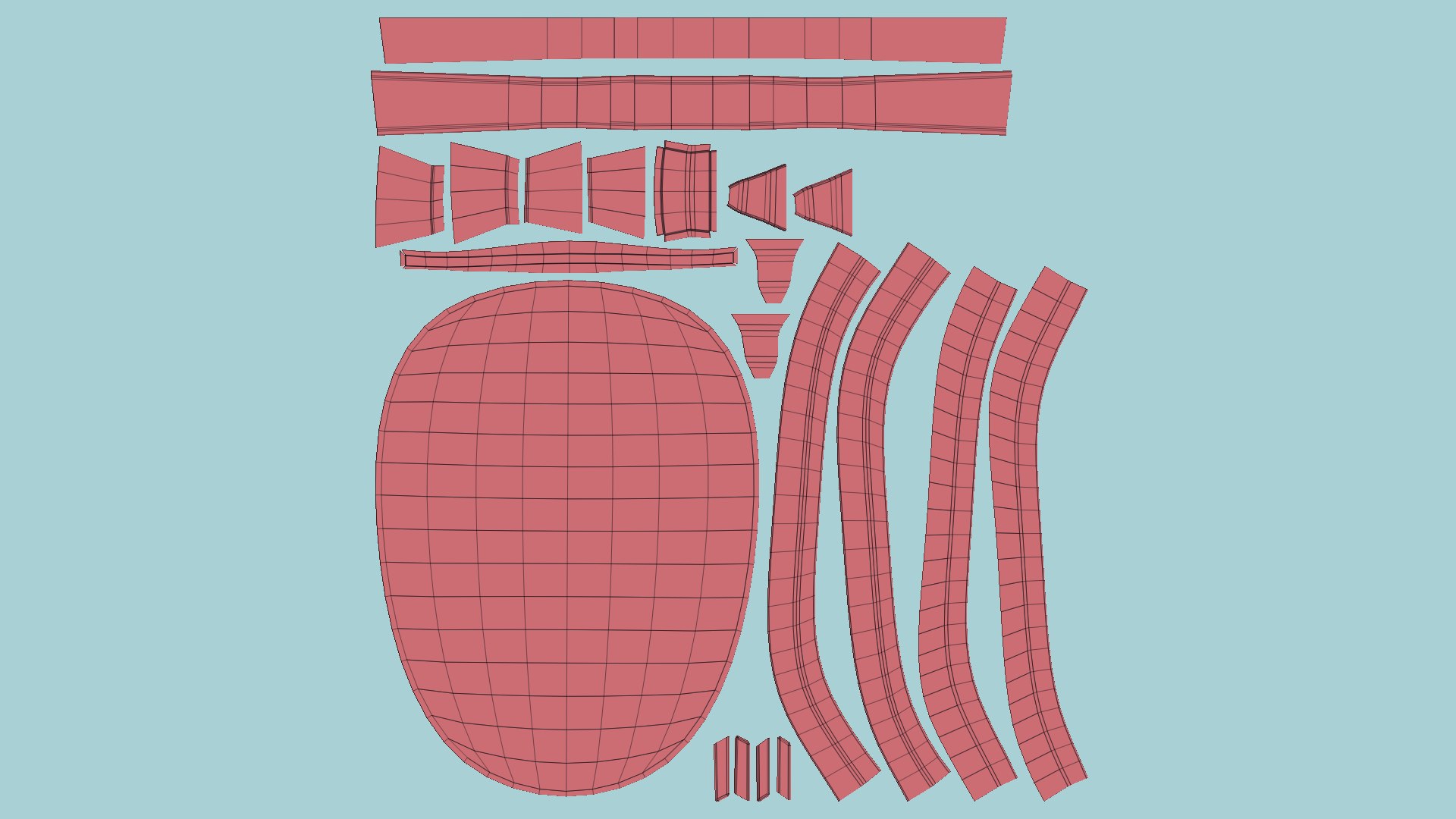 LED Screen Mask - A05 Rounded Eyes - Character Design Model ...