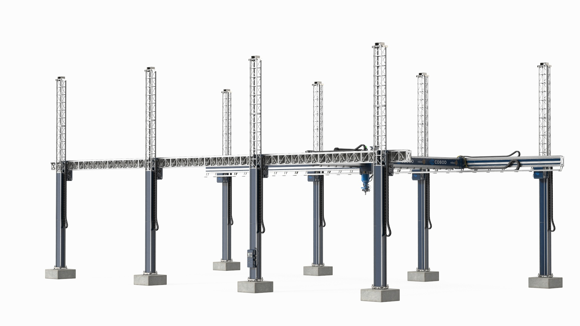 Cobod Bod2 House Construction 3D Printer Rigged 3D - TurboSquid 2206792