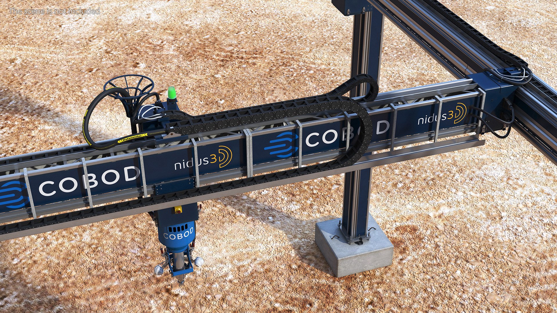 Cobod Bod2 House Construction 3D Printer Rigged 3D - TurboSquid 2206792