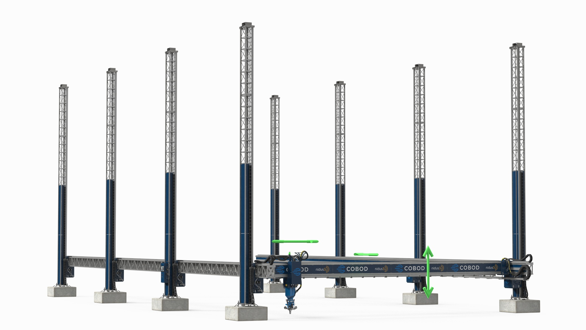 Cobod Bod2 House Construction 3D Printer Rigged 3D - TurboSquid 2206792