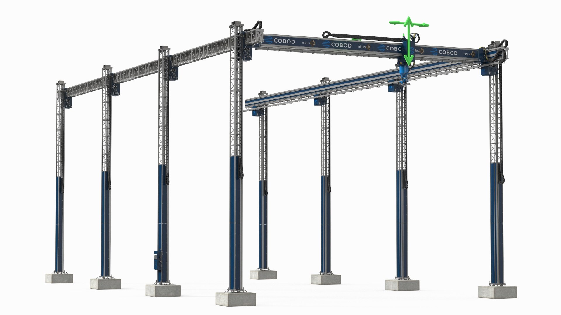 Cobod Bod2 House Construction 3D Printer Rigged 3D - TurboSquid 2206792