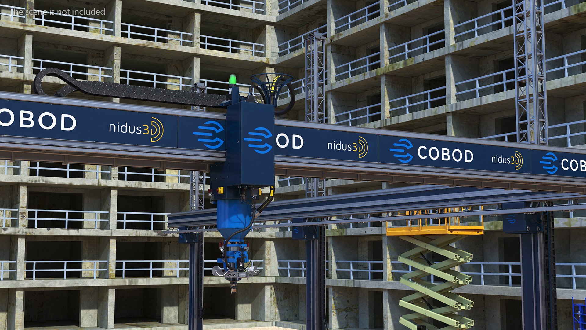 Cobod Bod2 House Construction 3D Printer Rigged 3D - TurboSquid 2206792