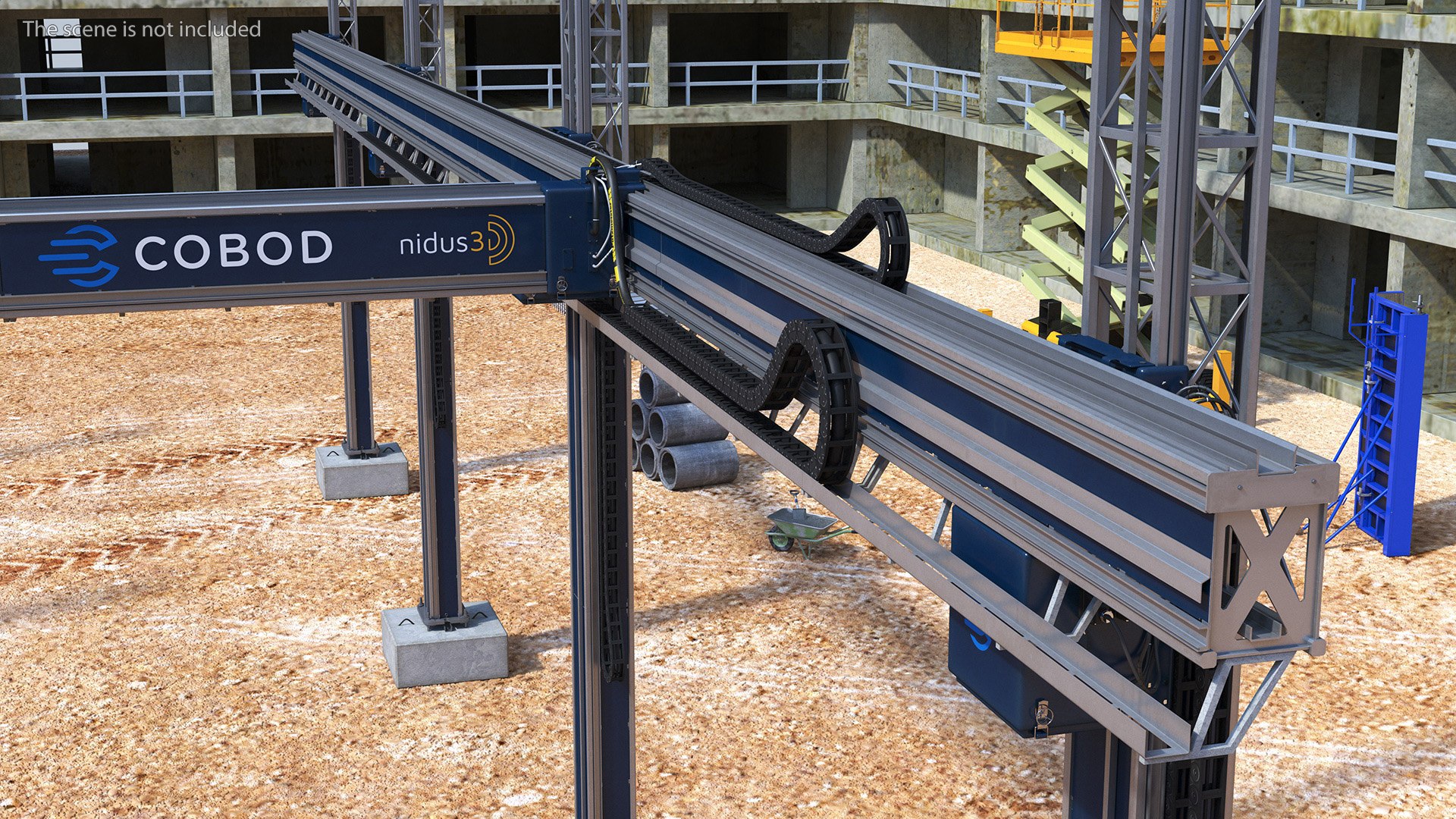 Cobod Bod2 House Construction 3D Printer Rigged 3D - TurboSquid 2206792