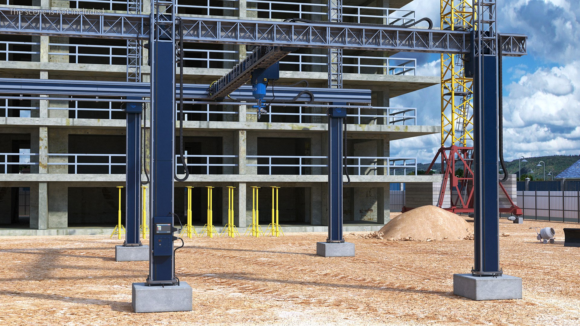 Cobod Bod2 House Construction 3D Printer Rigged 3D - TurboSquid 2206792