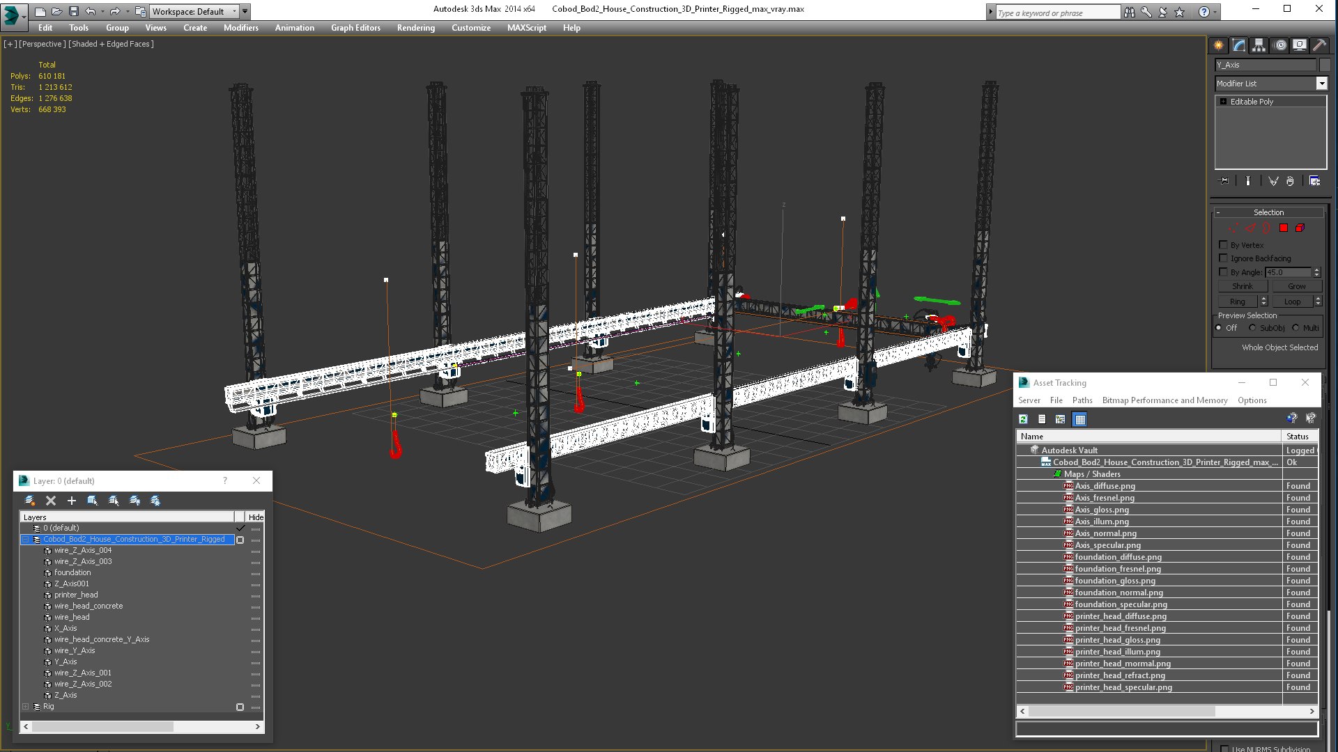 Cobod Bod2 House Construction 3D Printer Rigged 3D - TurboSquid 2206792