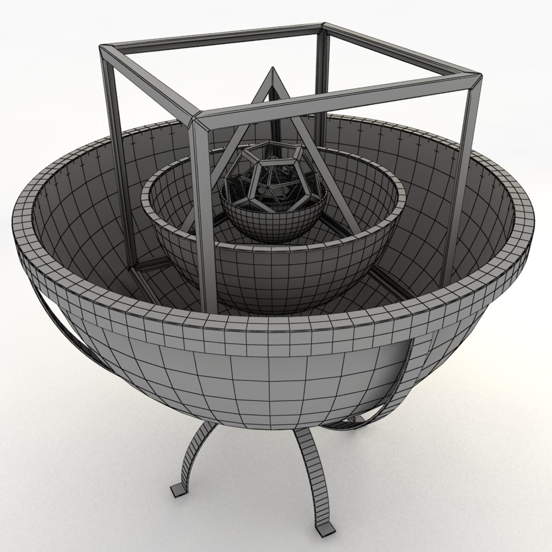 Keplers Scheme 3d Model