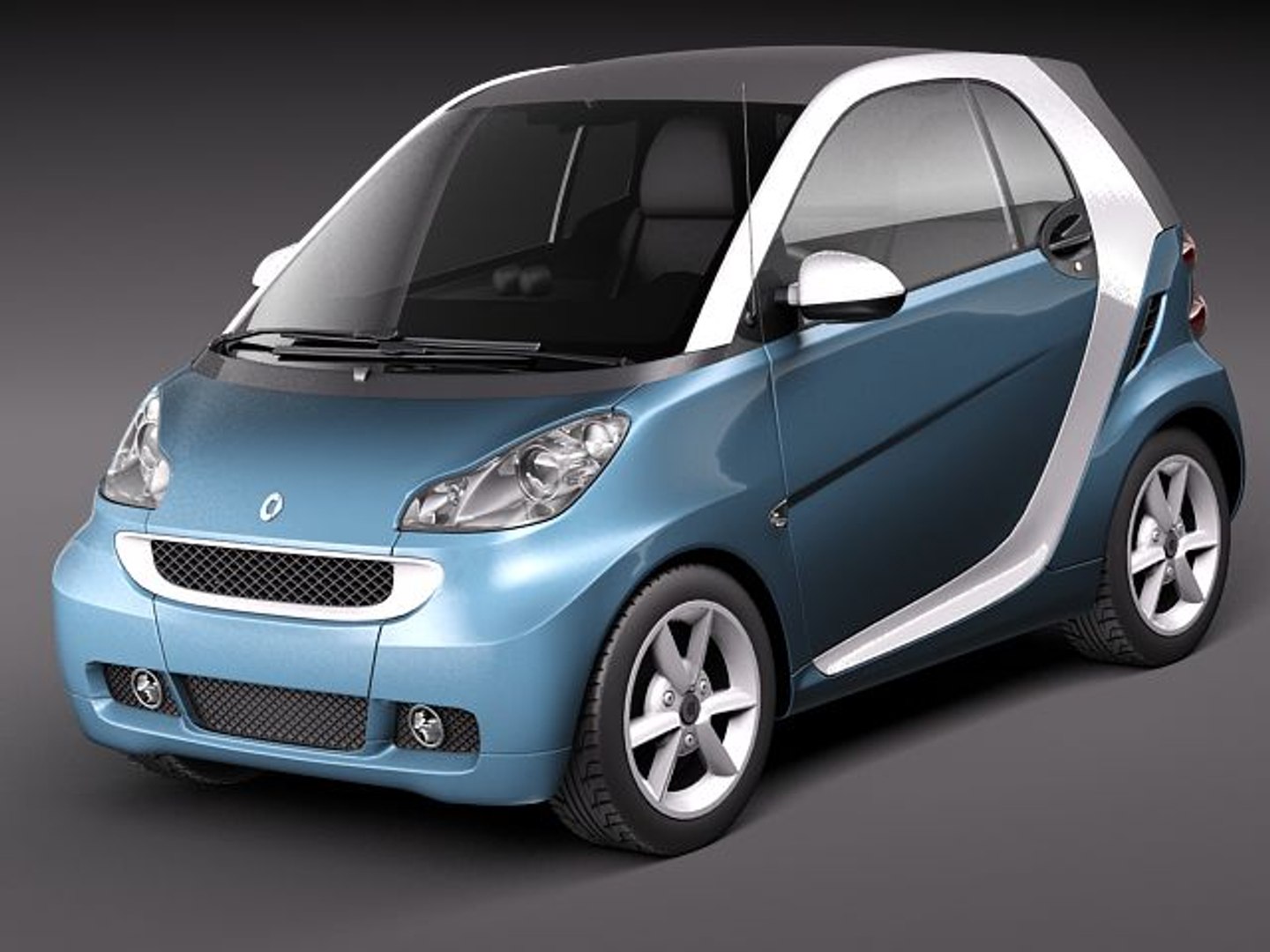 3d Model Smart 42 Fortwo 2011